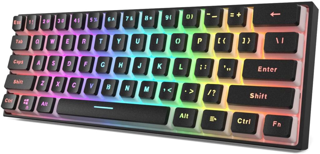 Gamakay MK61 60% Wired Mechanical Gaming Keyboard - Gaming Gear