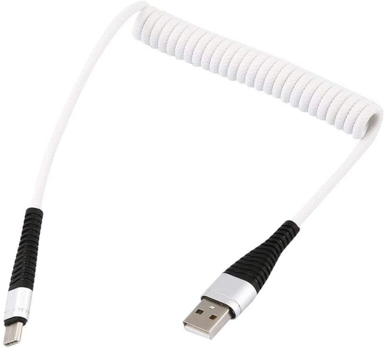 Coiled USB C Cable - Gaming Gear